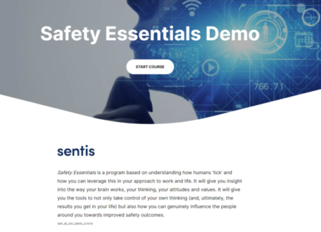 eLearning Demo - Sentis