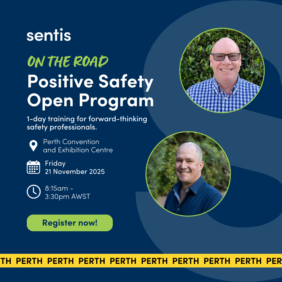 Positive Safety Open Program: Perth - Sentis